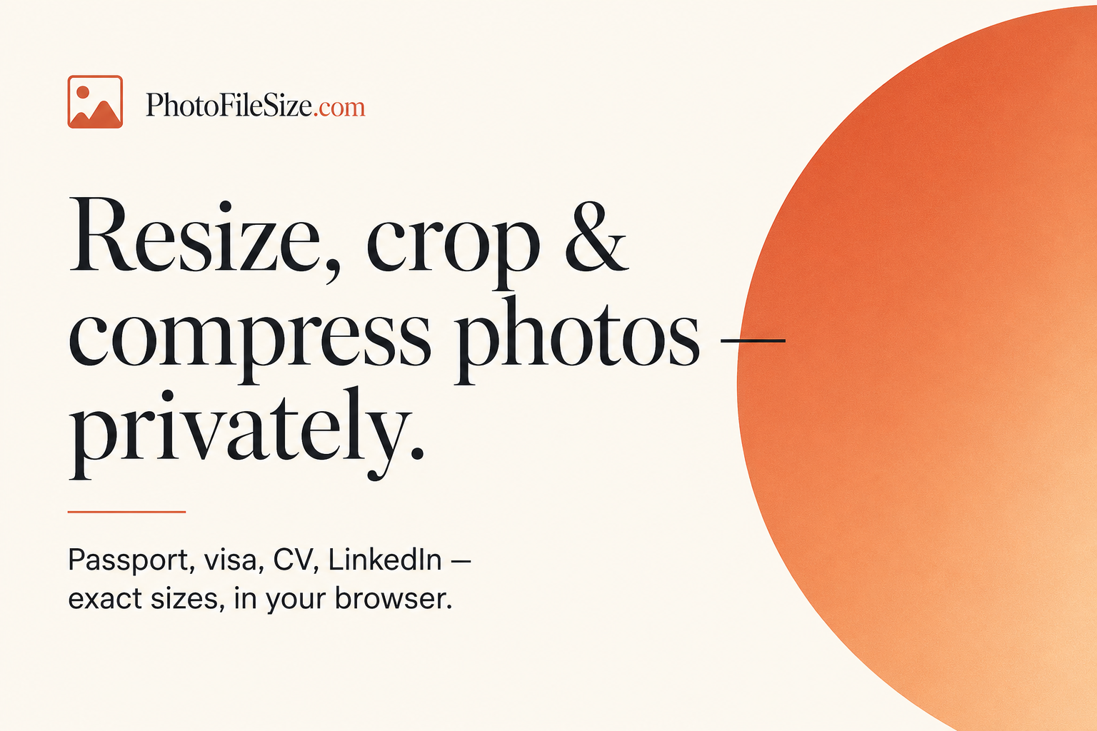 Passport, visa & ID photo size guide (mm, inches, pixels)